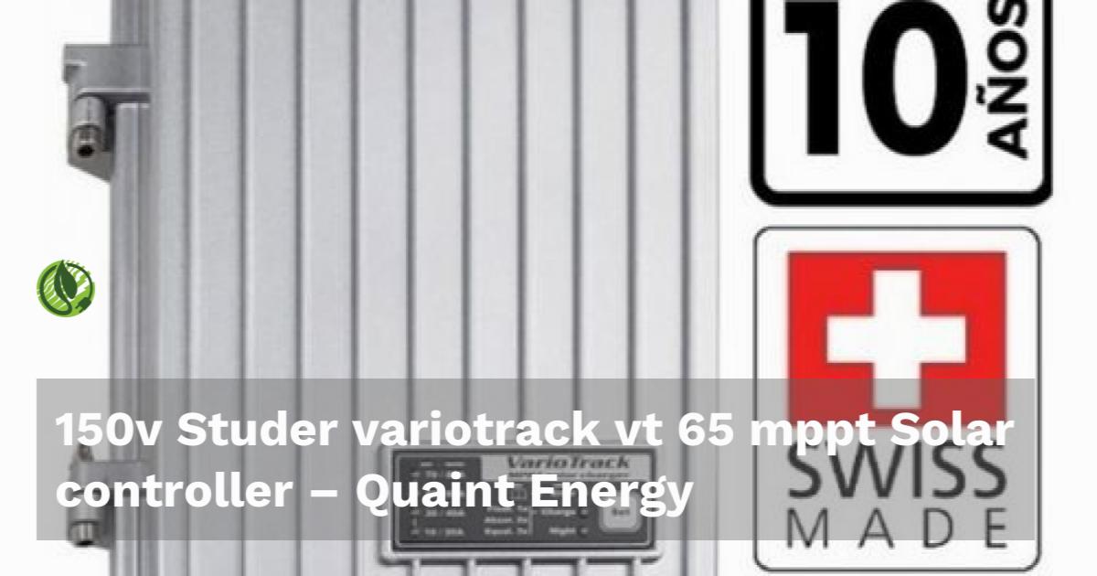 150v Studer variotrack vt 65 mppt Solar controller – Powerpire Store
