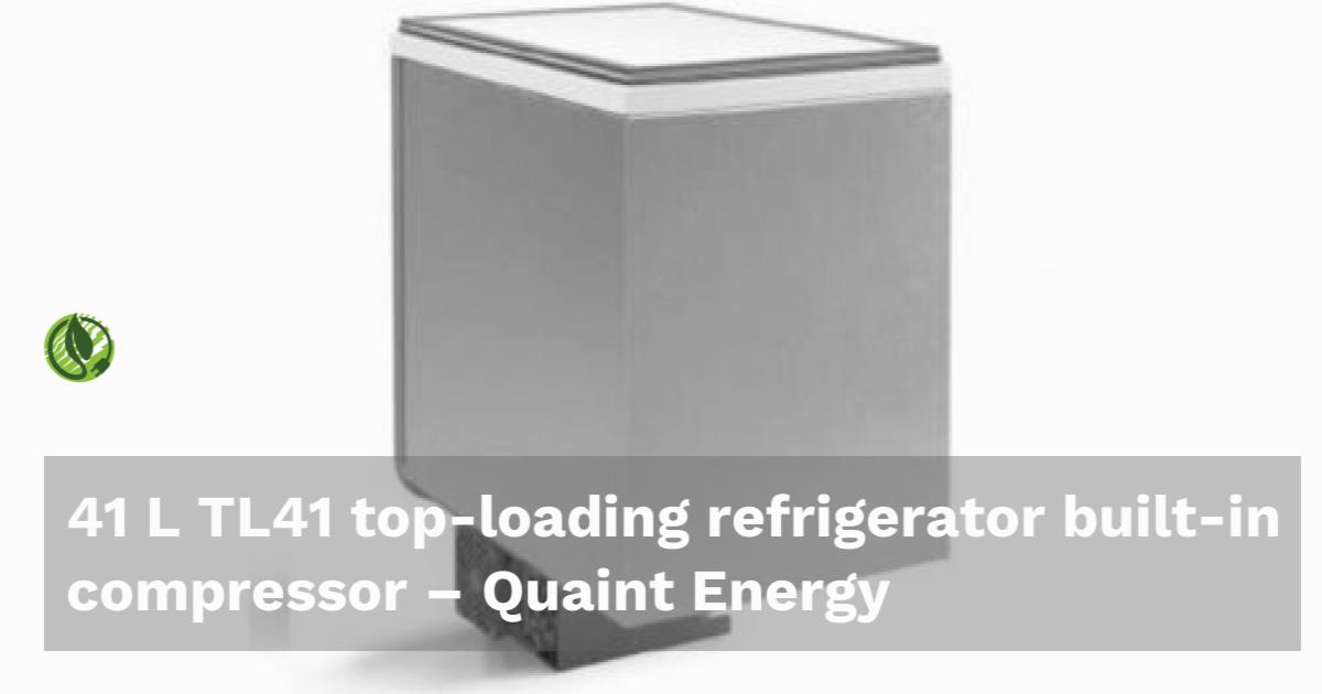 41 L TL41 top-loading refrigerator built-in compressor – Powerpire Store