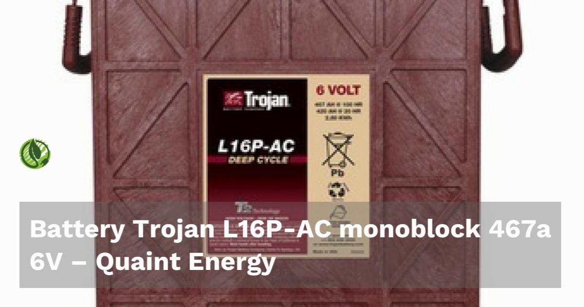 Battery Trojan L16P-AC monoblock 467a 6V – Powerpire Store