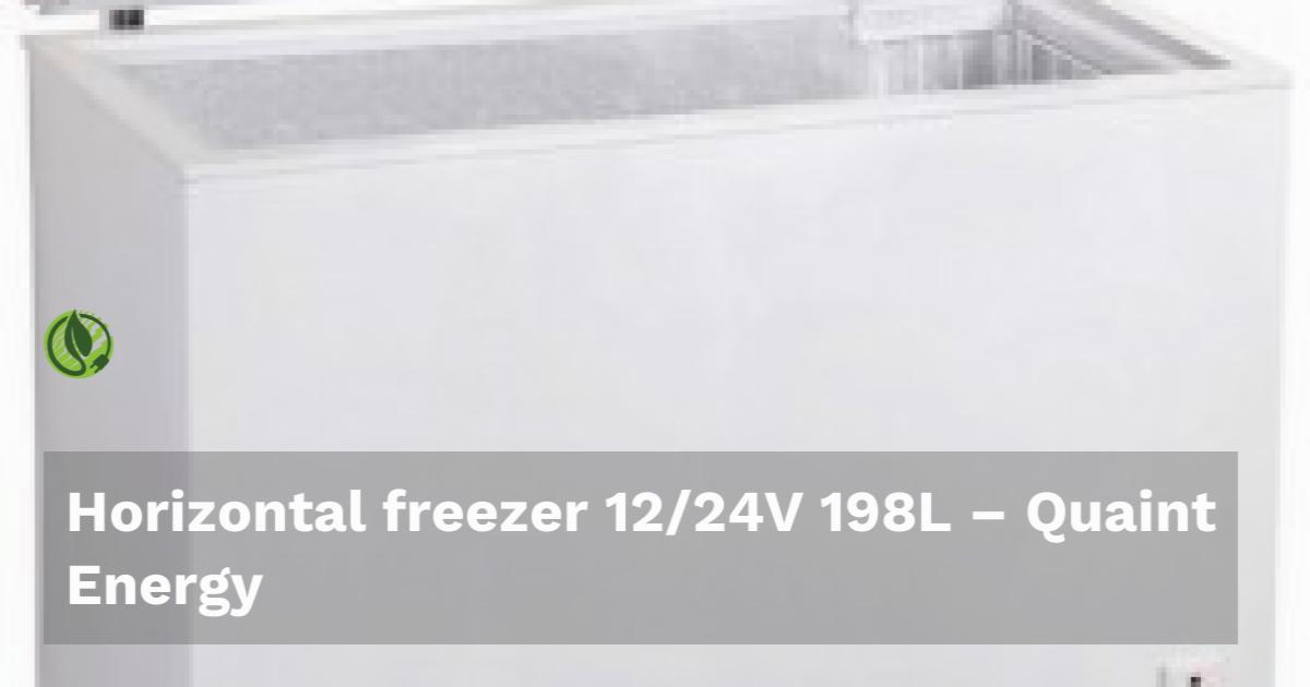 Horizontal freezer 12/24V 198L – Powerpire Store