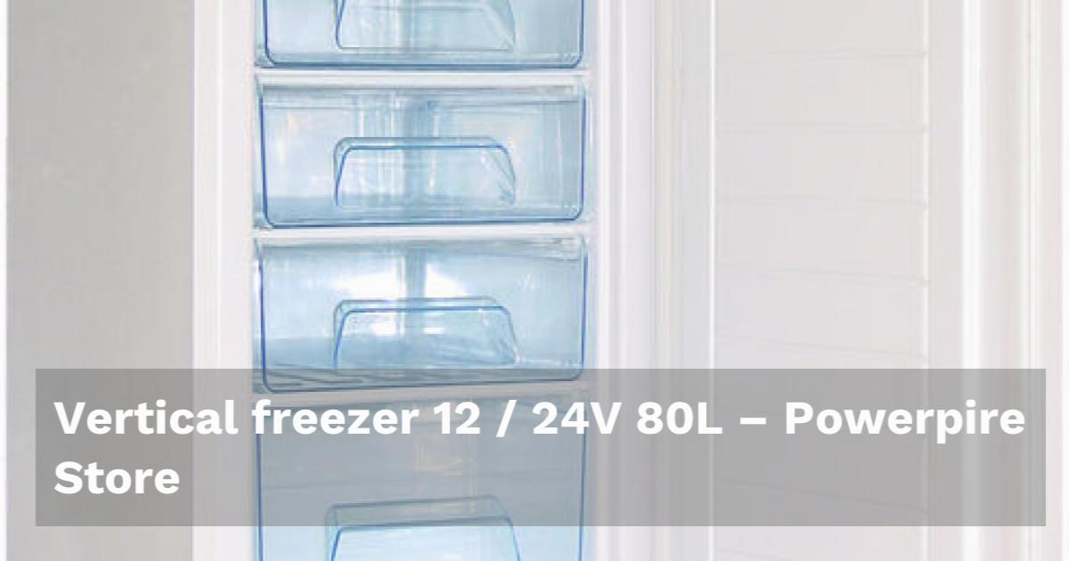 Vertical freezer 12 / 24V 80L – Powerpire Store