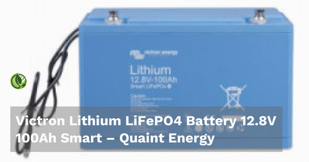 Victron Lithium LiFePO4 Battery 12.8V 100Ah Smart – Powerpire Store