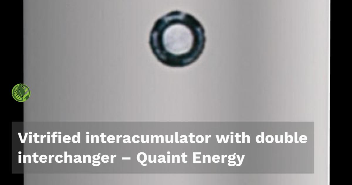 Vitrified interacumulator with double interchanger – Powerpire Store